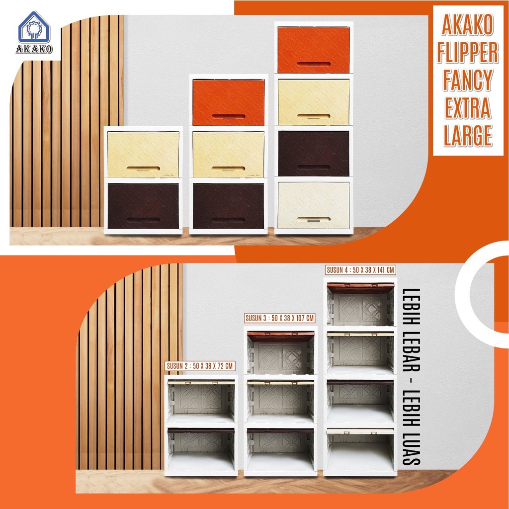Jual AKAKO lemari flipper cabinet (JUMBO EXTRA LARGE) | Shopee Indonesia