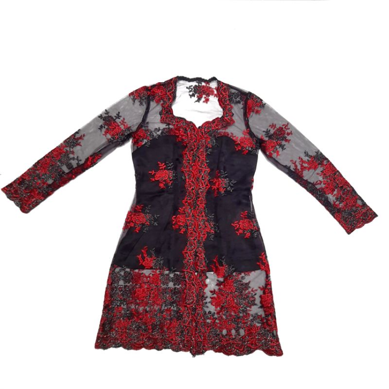 Jual PRELOVED KEBAYA DAN KAMISOL HITAM MERAH | Shopee Indonesia