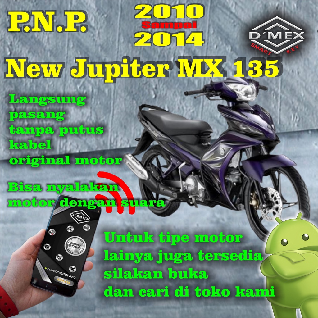 Jual DMEX WIFI REMOT MOTOR New Jupiter MX 135 2010-2014 | Shopee Indonesia