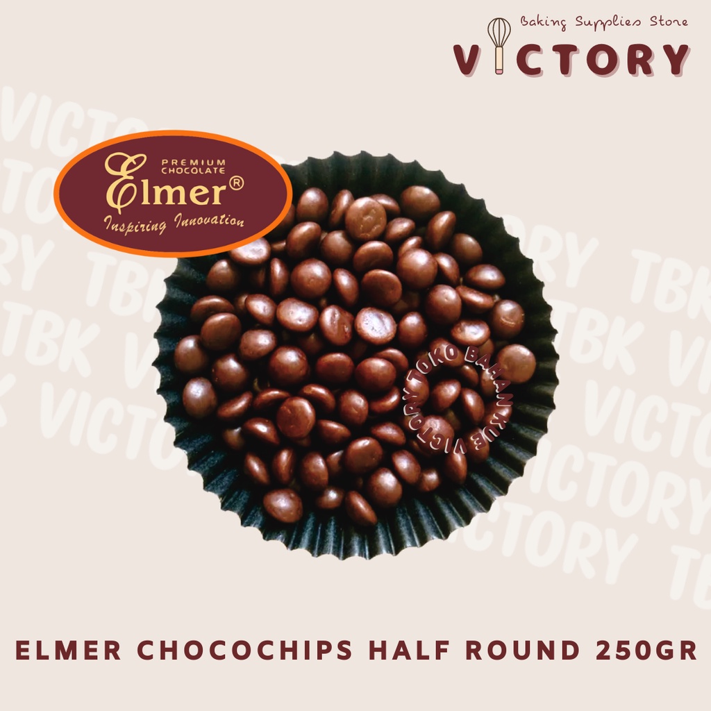 Jual Elmer Choco Chips Half-Round 250gr | Shopee Indonesia