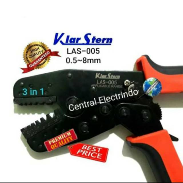 Jual Tang Skun & Ferrules LAS-005(0.5~8mm) Tang Press Skun Manual ...