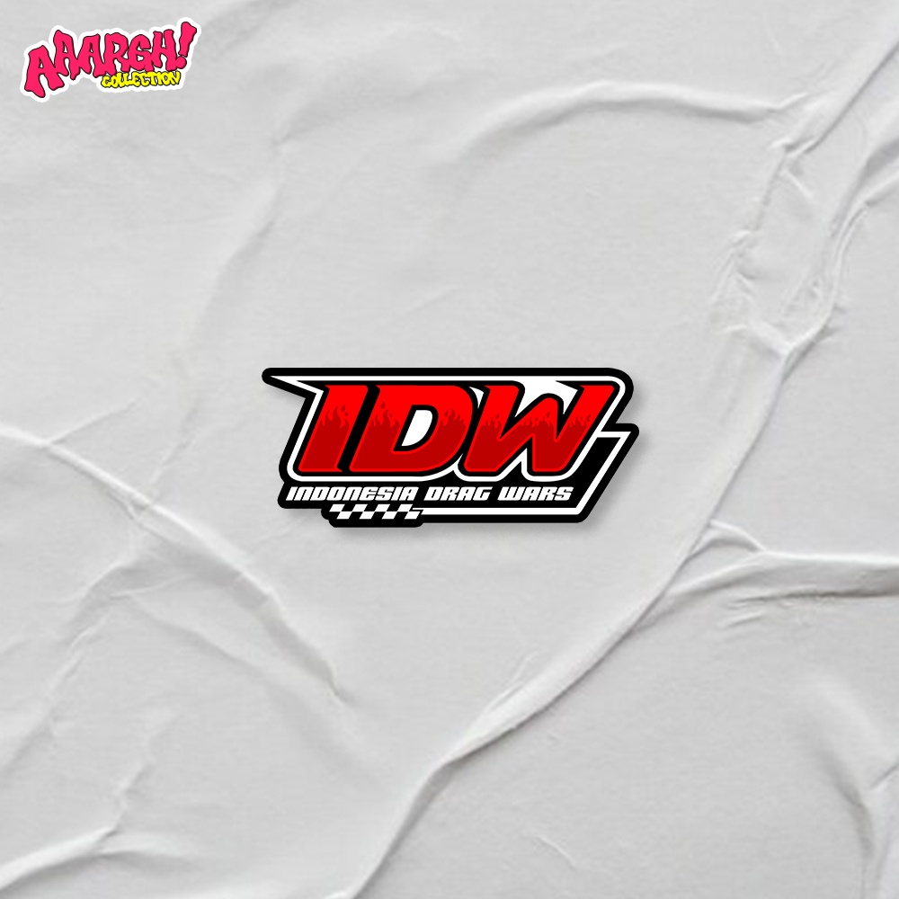 Jual Stiker Logo IDW Sticker Indonesia Drag Wars | Shopee Indonesia