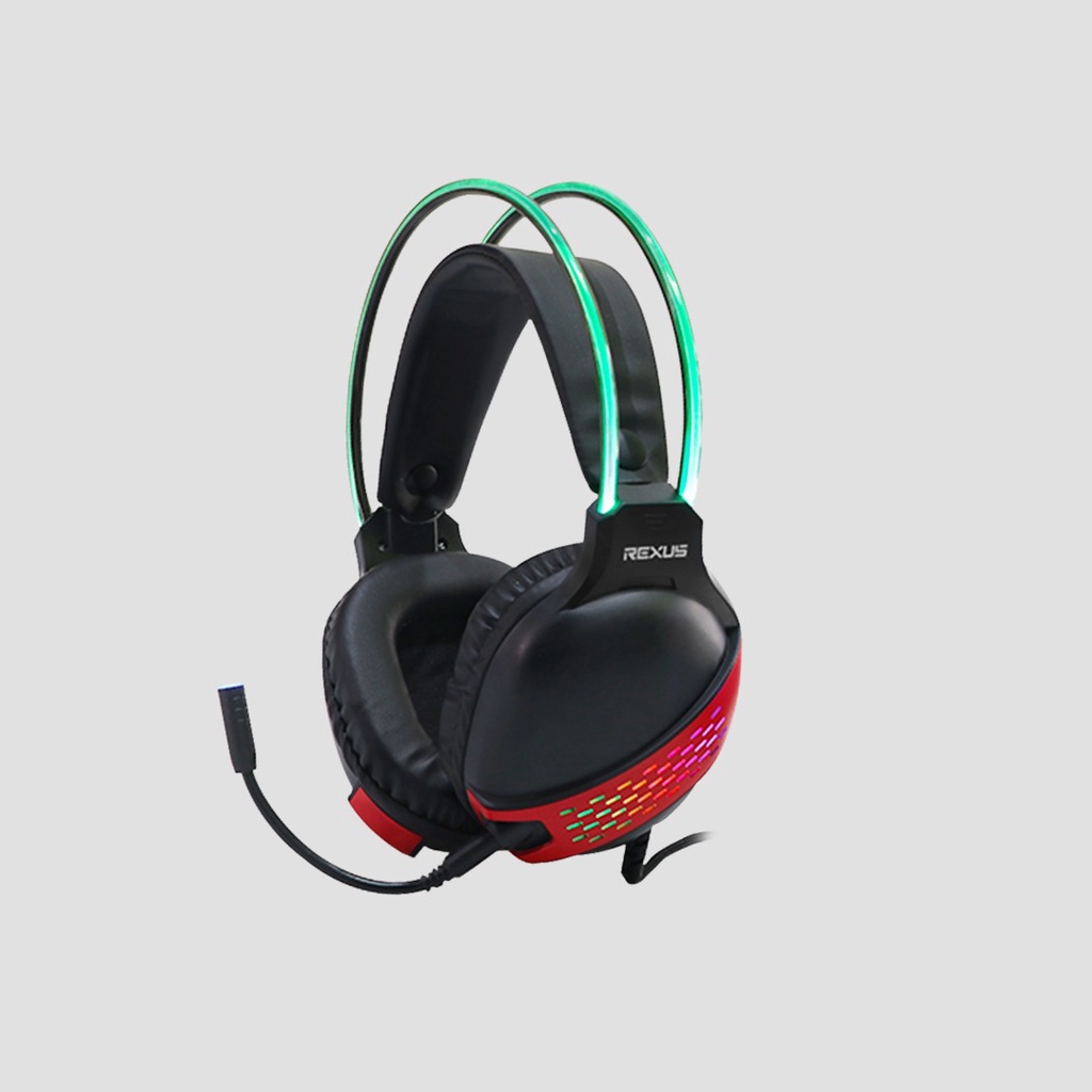 Jual Headset REXUS GAMING F88 +Mic Headband RGB | Shopee Indonesia