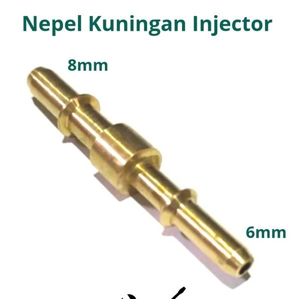 Jual Nepel Nlipel Kuningan Injector 6mmx8mm Kuningan Tusuk Gigi Selang ...