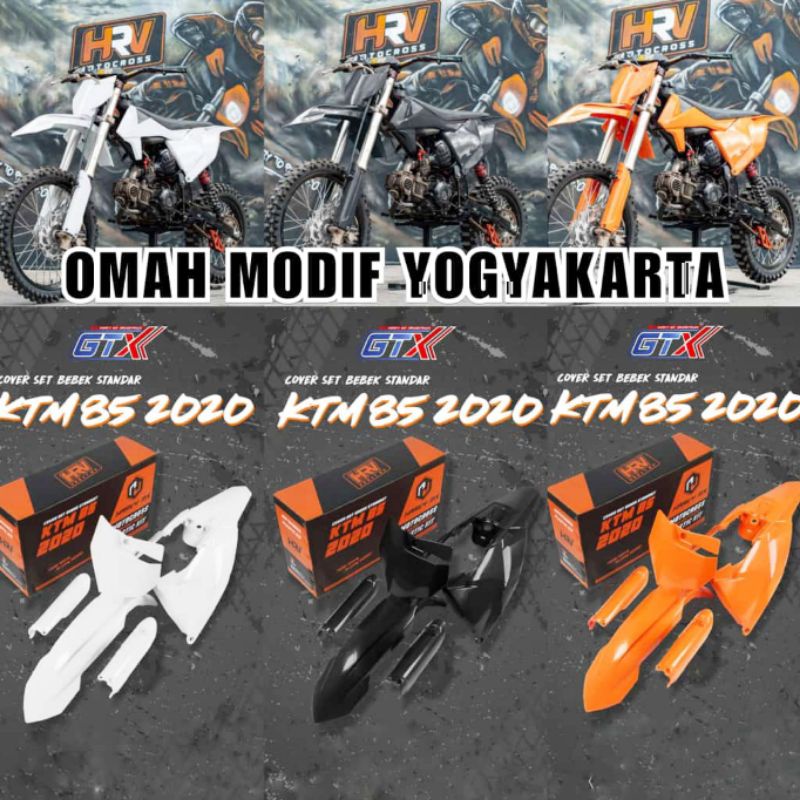 Jual Cover Body SET KTM 85 NEW 2020 2021 BEBEK Standard coverset KTM 85 ...