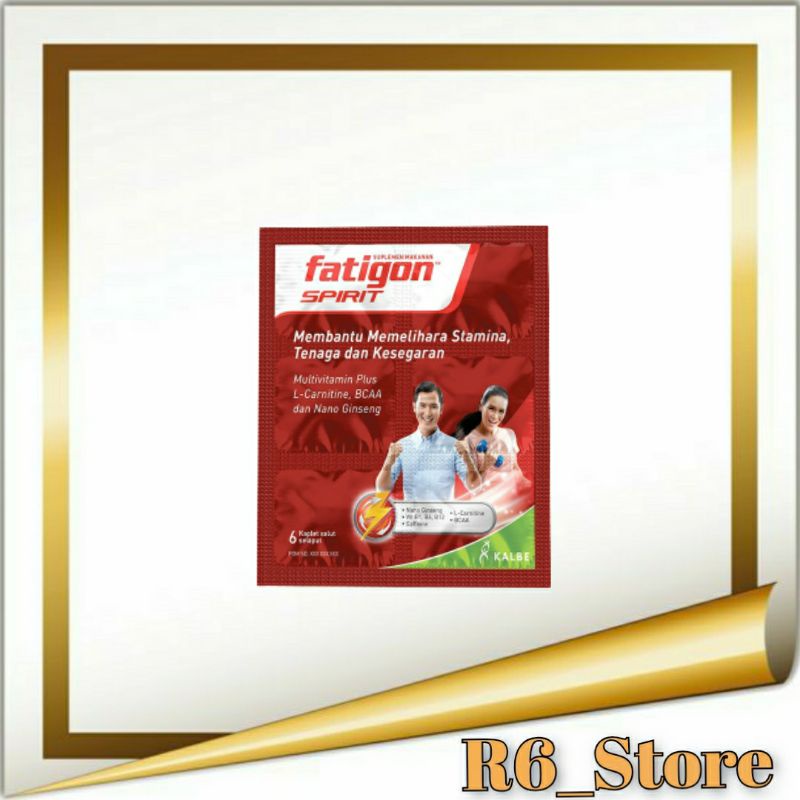 Jual Fatigon Spirit 1 Strip @6 kapsul | Shopee Indonesia