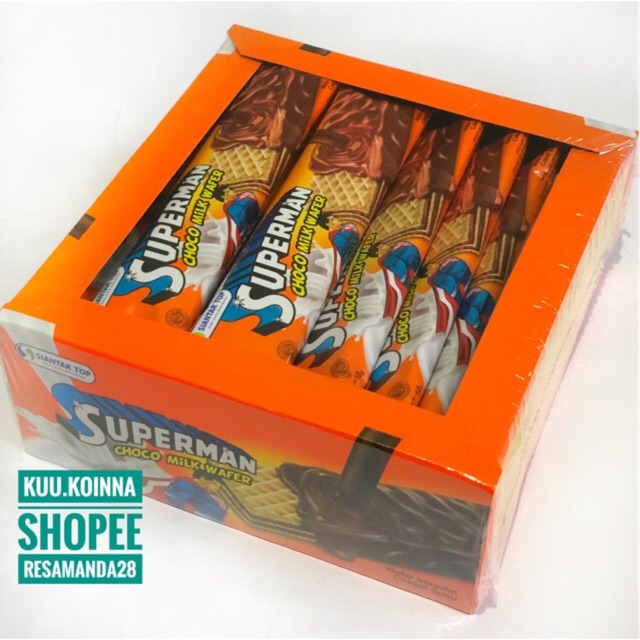 Jual wafer coklat superman | Shopee Indonesia