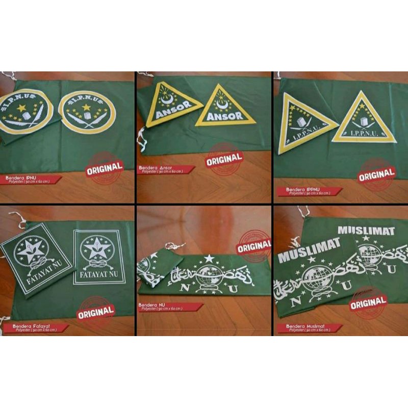 Jual BENDERA NU, BENDERA BANOM NU, BENDERA IPNU/IPPNU, bendera ansor ...