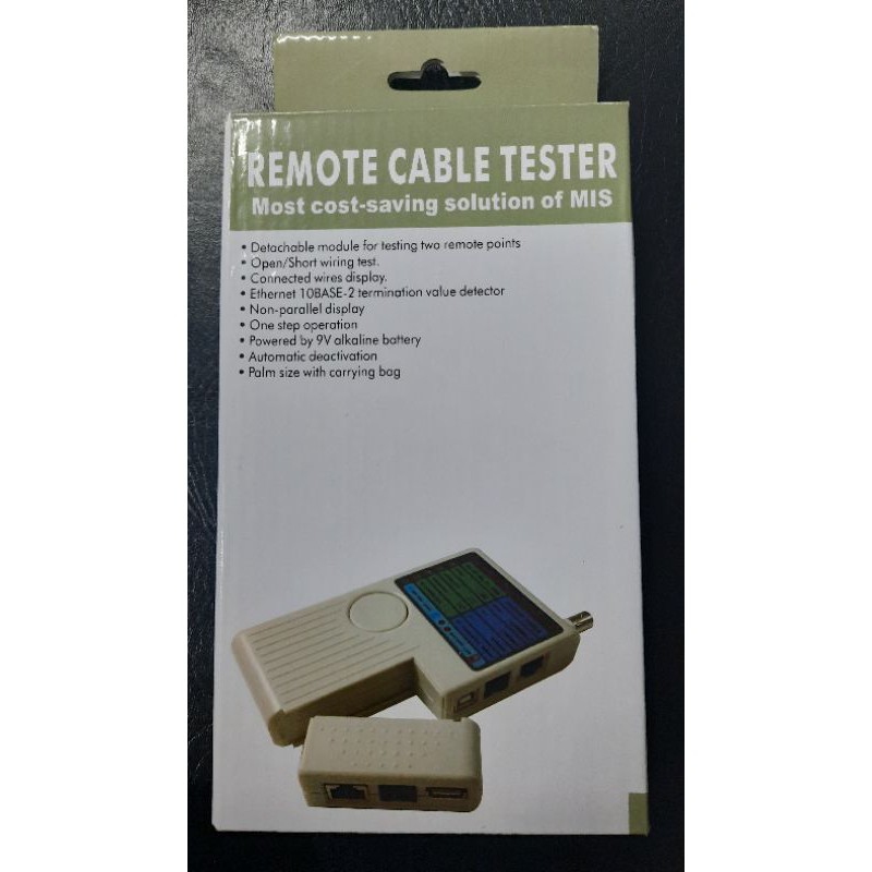 Jual LAN TESTER 4 IN 1(RJ45, RJ11, USB, BNC)-ALAT UNTUK TES KABEL ...