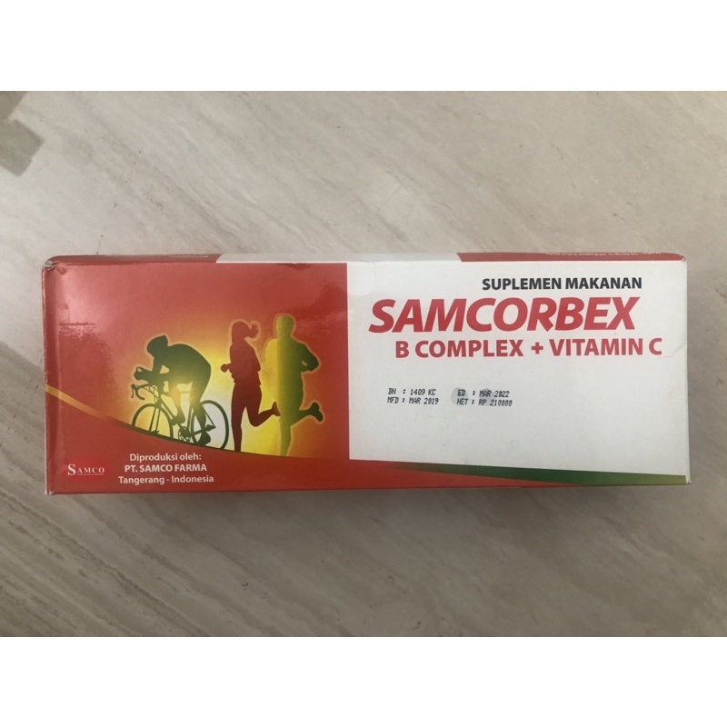 Jual samcorbex b complex + vitamin c - 1 box | Shopee Indonesia