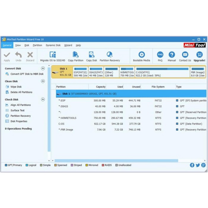 Jual MiniTool Partition Wizard Professional 10.2.2 Full Version | Shopee Indonesia