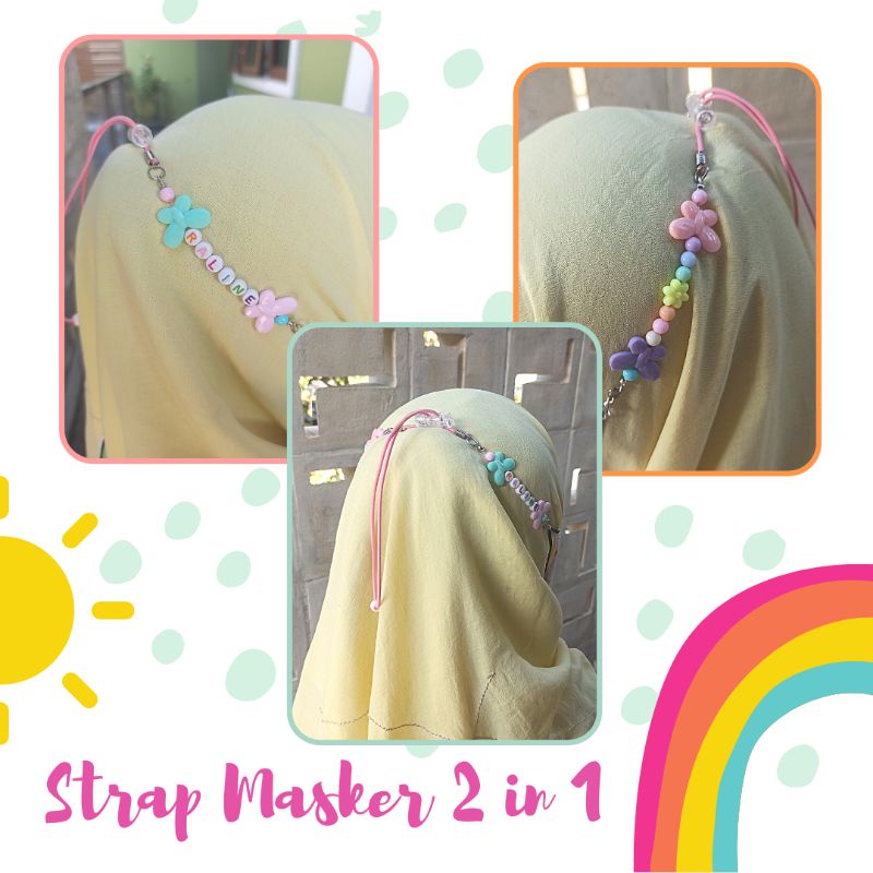 Jual Bumiedutoys - Strap Masker 2in1/ Strap Mask Hijab/ Strap Masker ...