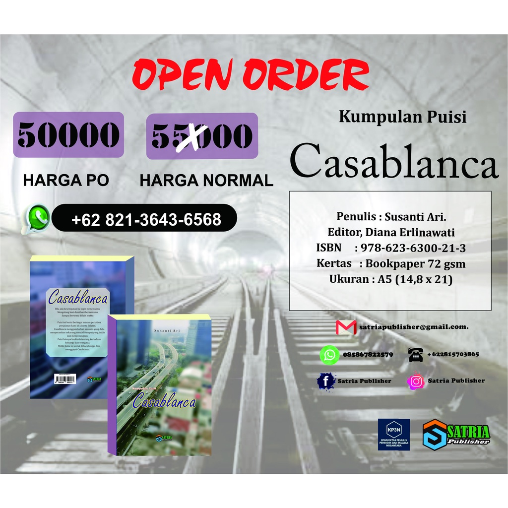 Jual Kumpulan Puisi "Casablanca'' | Shopee Indonesia