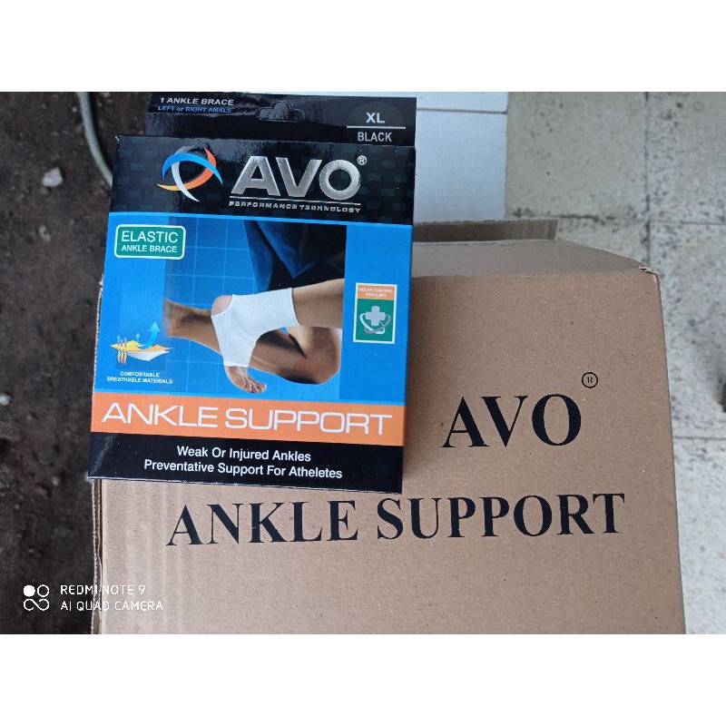 Jual avo ankle support hitam | Shopee Indonesia