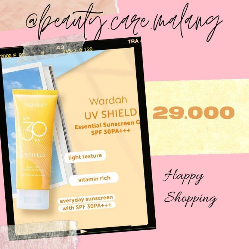 Jual Wardah Sun Care Sunscreen Gel SPF 30 40ML | Shopee Indonesia