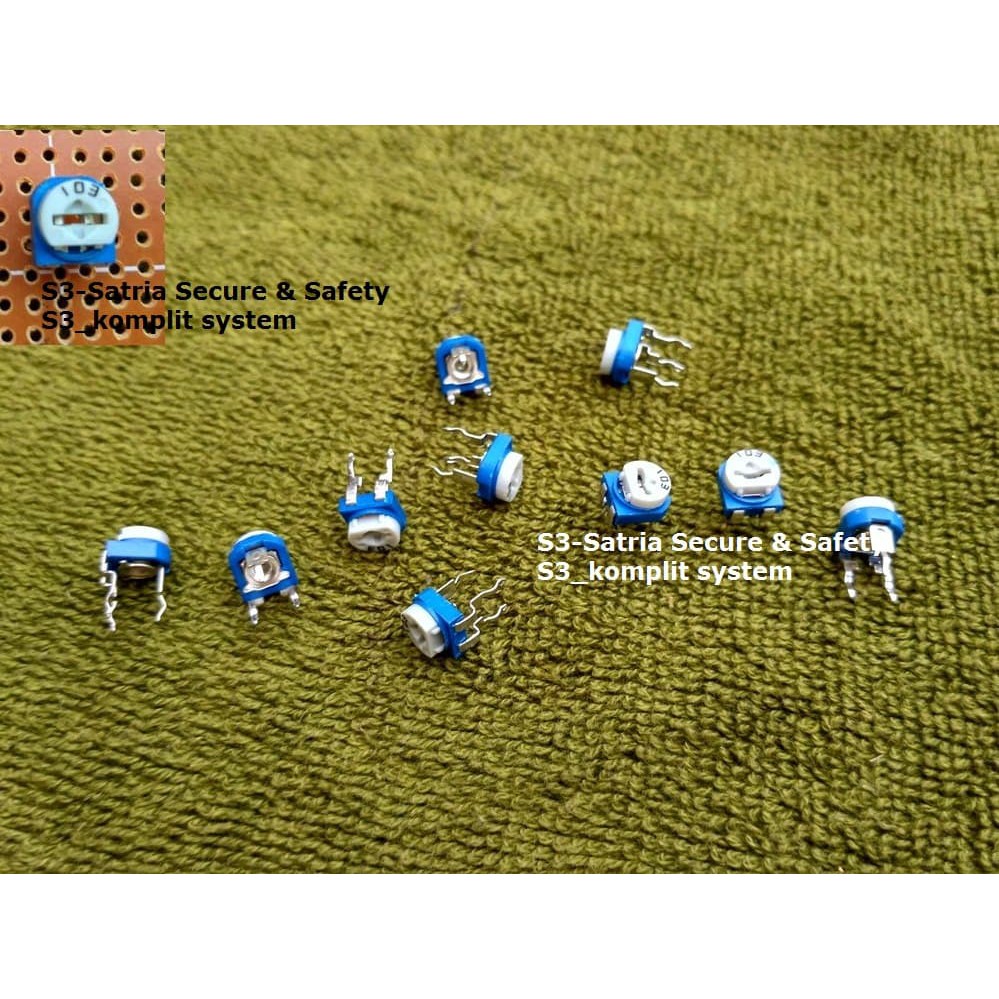 Jual VR 10K Trimpot Biru Tuning Variable Resistor Trimmer Potensimeter ...