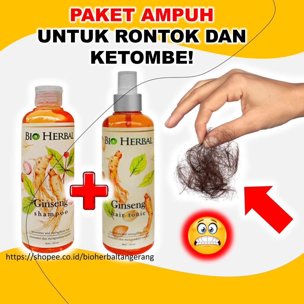 Jual Perawatan Rontok Parah Dan Ketombe Penyubur Rambut Ginseng Ampuh ...