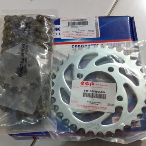 Jual Gir Set Rantai Roda Kit Suzuki Shogun 125 Lama 27000 20G61 | Shopee Indonesia