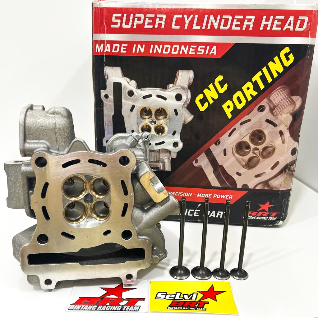 Jual SUPER HEAD BRT 22 19 CAST IRON MX KING R15 XABRE PORTING CNC ...
