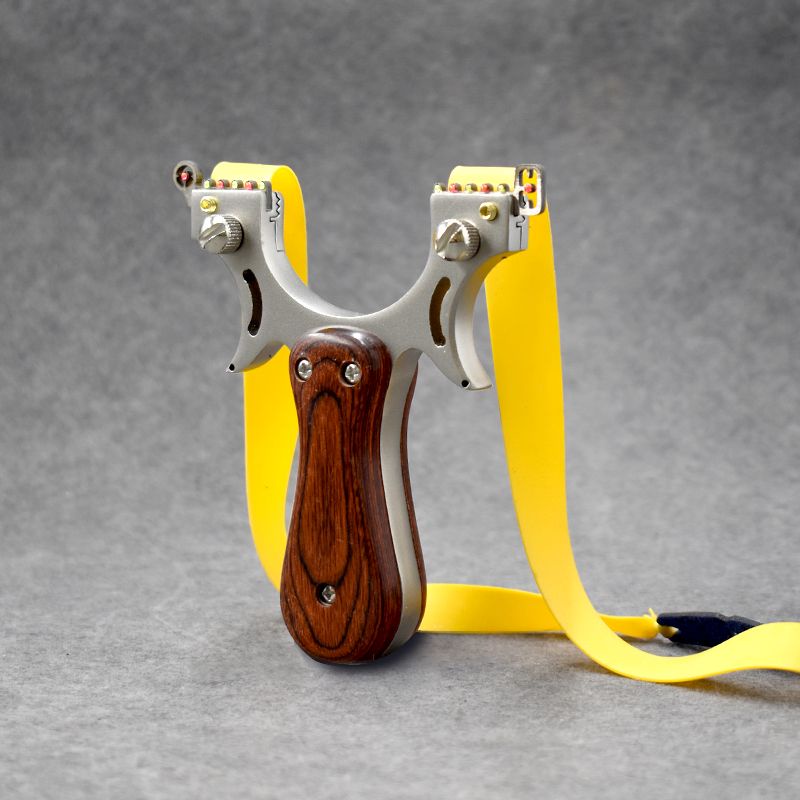 Jual Ketapel Metal Slingshot Huting Catapult with Rubber Band - P1125 ...