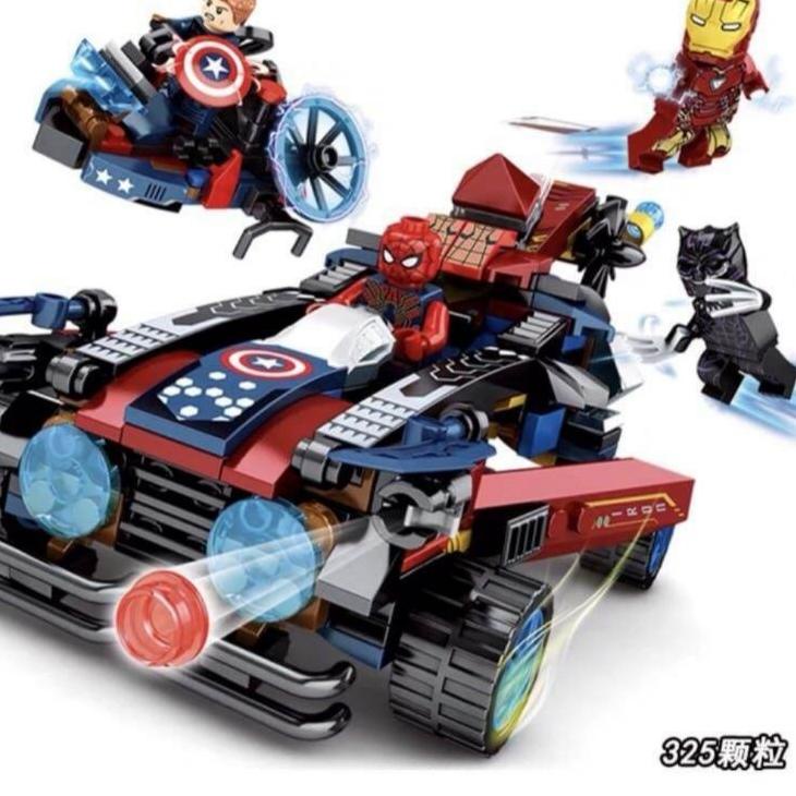 Jual Mainan Anak Marvel Superhero Heroes Assemble MG169 MG221 Brick ...