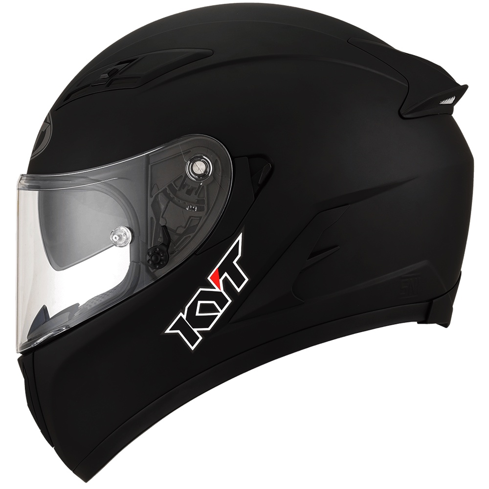 Jual HELM KYT FALCON FR SOLID - BLACK MATT | Shopee Indonesia