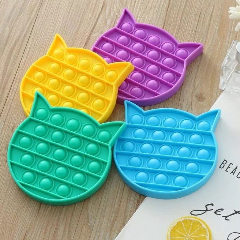 Jual Bubble Push Pop It Cat- Mainan Anak its Popit Popits Fidget Toy ...