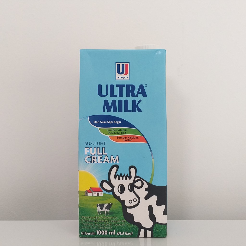 Jual ULTRAMILK UHT FULLCREAM 1000ML | Shopee Indonesia