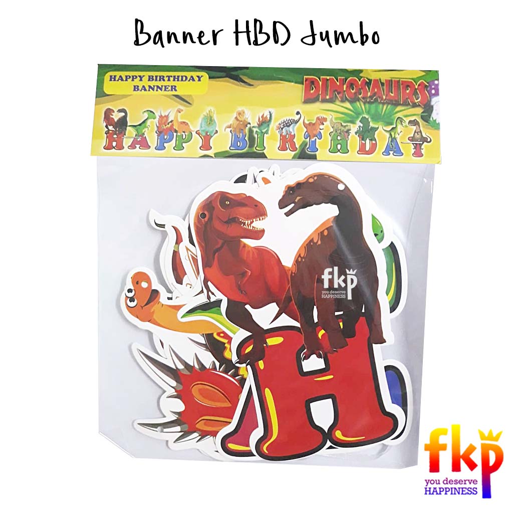 Jual FUN KIDS PARTY Banner HBD Jumbo Cowo / Banner Ulang Tahun Anak ...