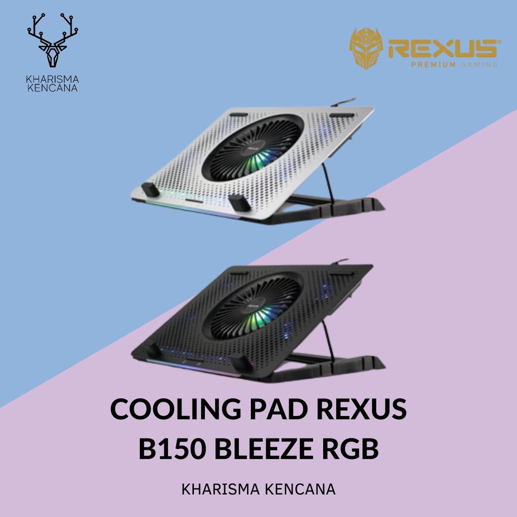 Jual COOLING PAD REXUS B150 BLEEZE RGB | Shopee Indonesia