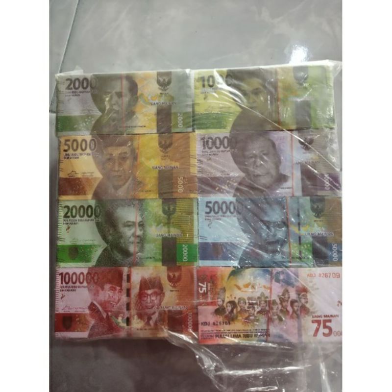 Jual Uang Mainan Ori 1 ikat ±1000 lembar | Shopee Indonesia
