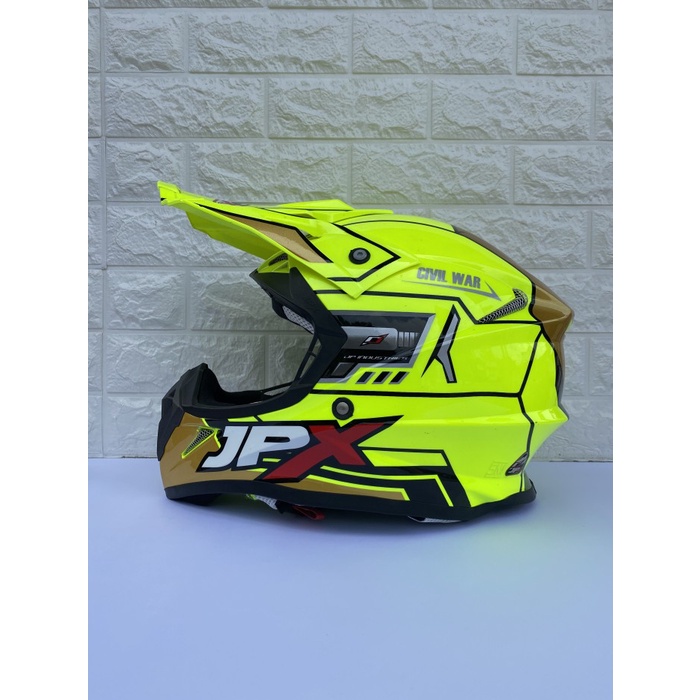 Jual HELM CROSS JPX X9 IRONMAN | Shopee Indonesia
