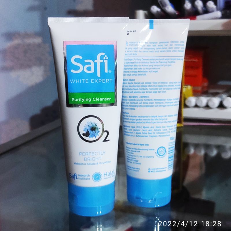 Jual Safi White Expert Purifying Cleanser 100gr Perfectly Bright with ...