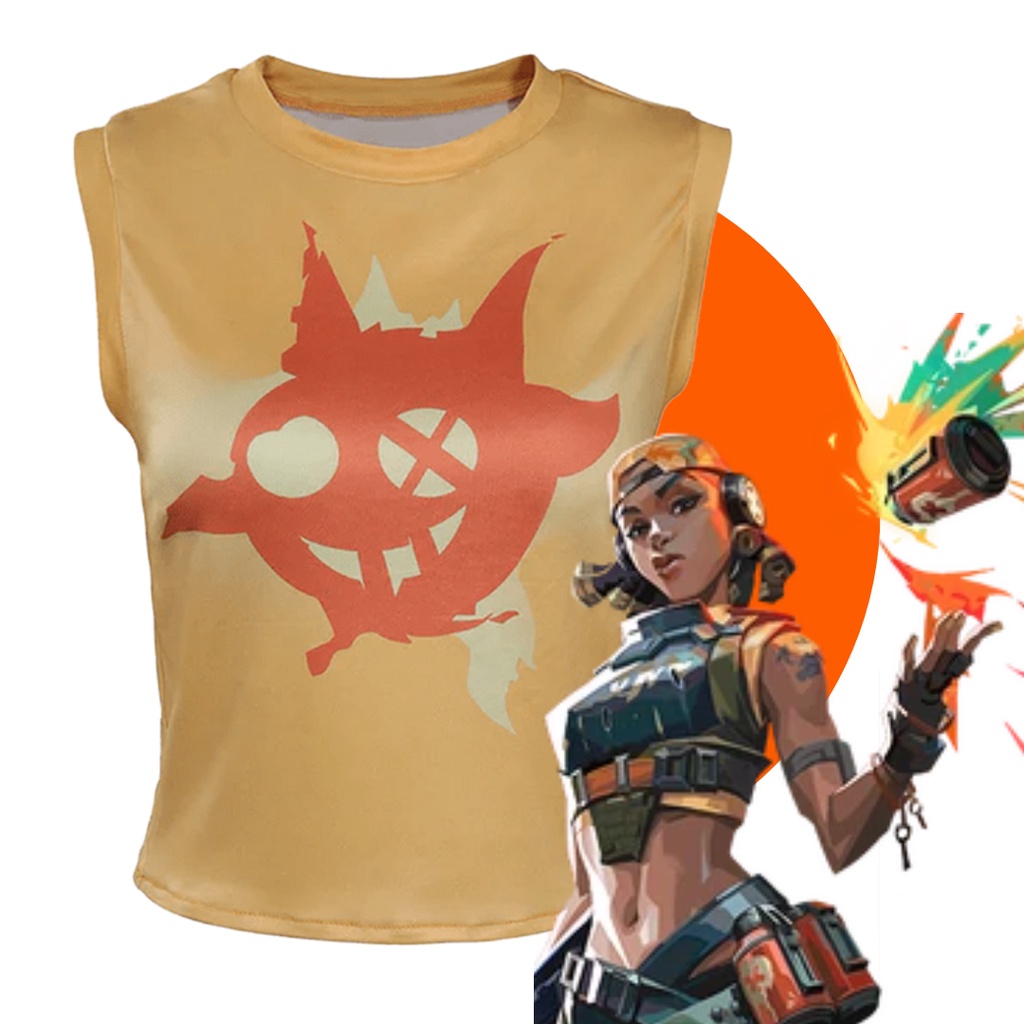 Jual Kaos Raze Crop Shirt Cosplay - Game Valorant | Shopee Indonesia