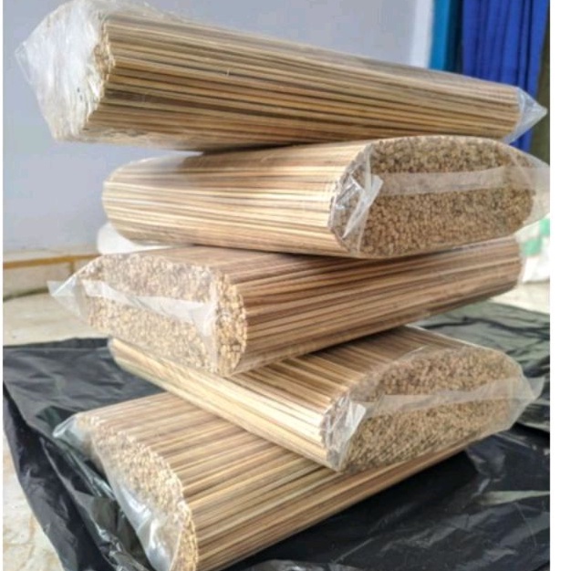 Jual 1kg tusuk sempol/lidi bambu ukuran 30cm /tusuk telor gulung ...