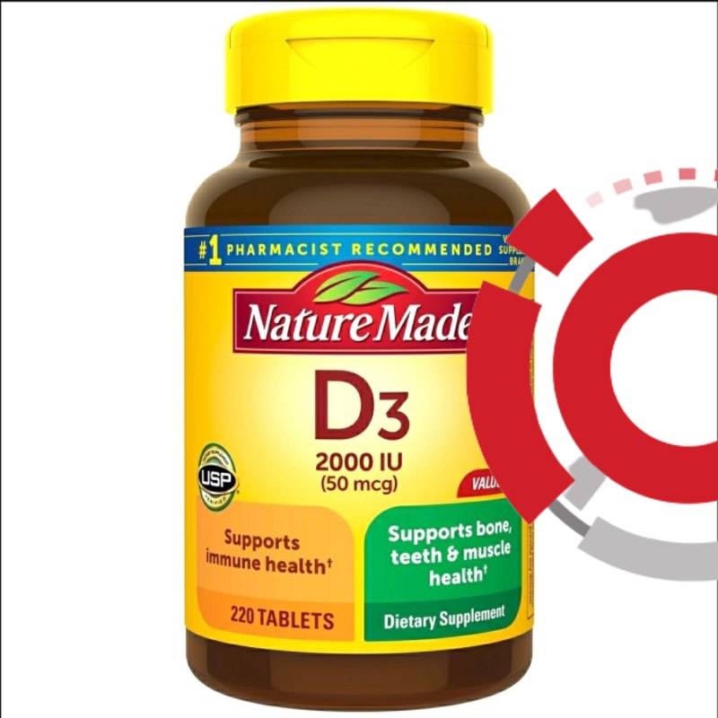 Jual NATURE MADE VITAMIN D3 VIT D3 VITAMIN D VIT D 2000IU 2000 IU 220 ...