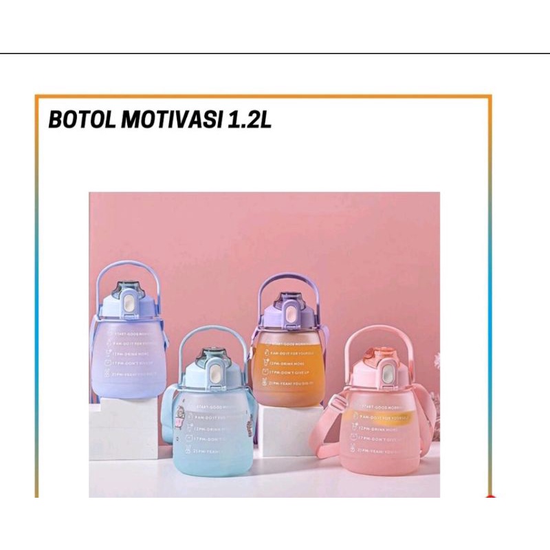 Jual Botol Viral Botol Motivasi Anak 1.2L Tali | Shopee Indonesia