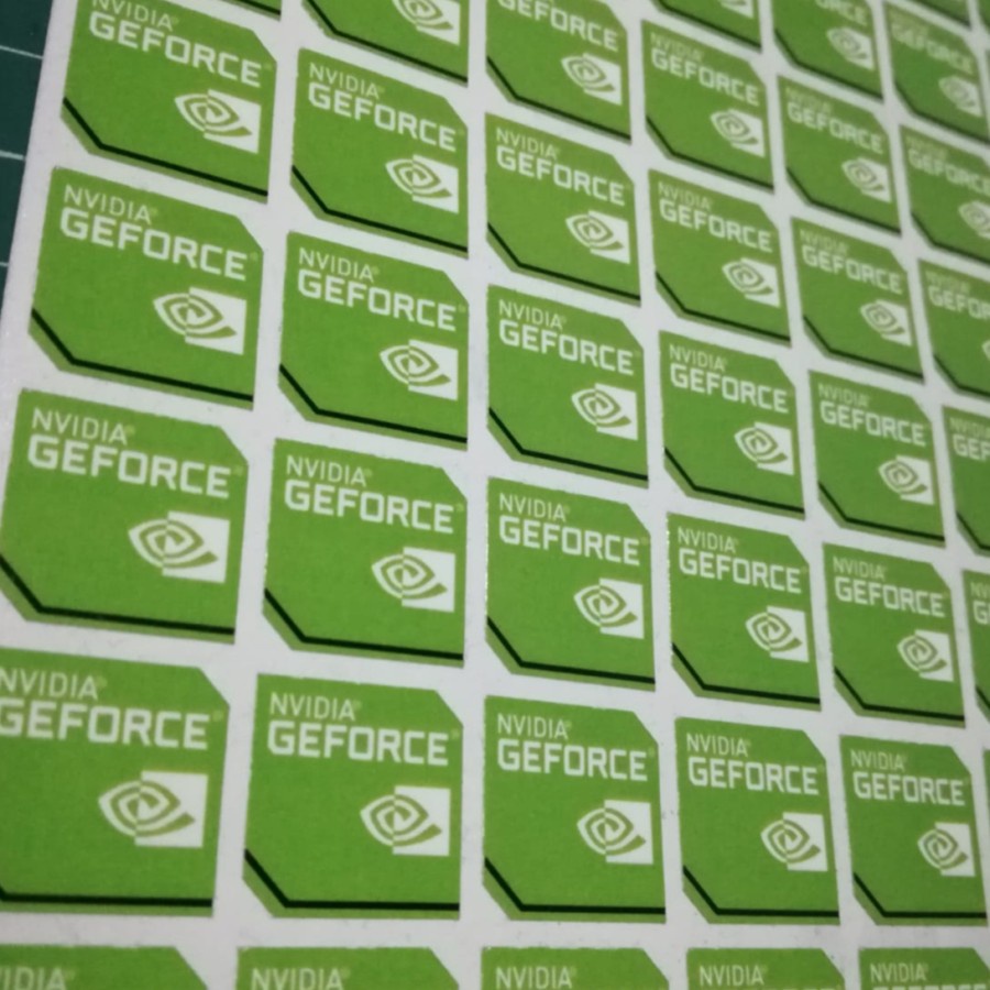 Jual Stiker Nvidia GeForce Only | Shopee Indonesia