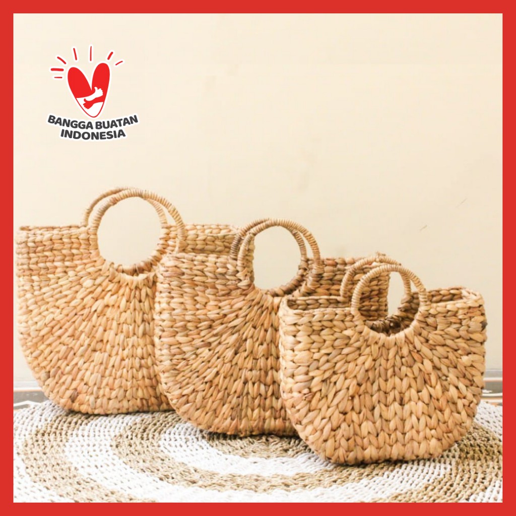 Jual Pre Order / Tas Anyaman Eceng / Tas Eceng Gondok / Hand Bag Etnik ...