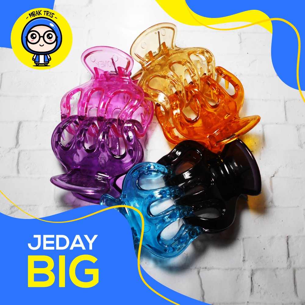 Jual Jeday Bigger Jepit Rambut JEDAY UKURAN BESAR Original - MBAK TRIS ...