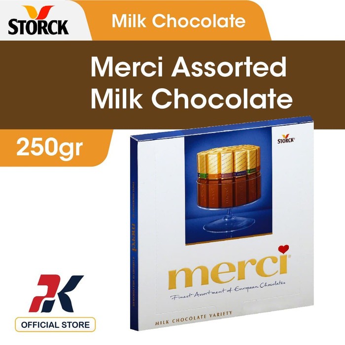 Jual Promo Terbatas - Merci Assorted Milk Chocolate 250Gr | Shopee ...