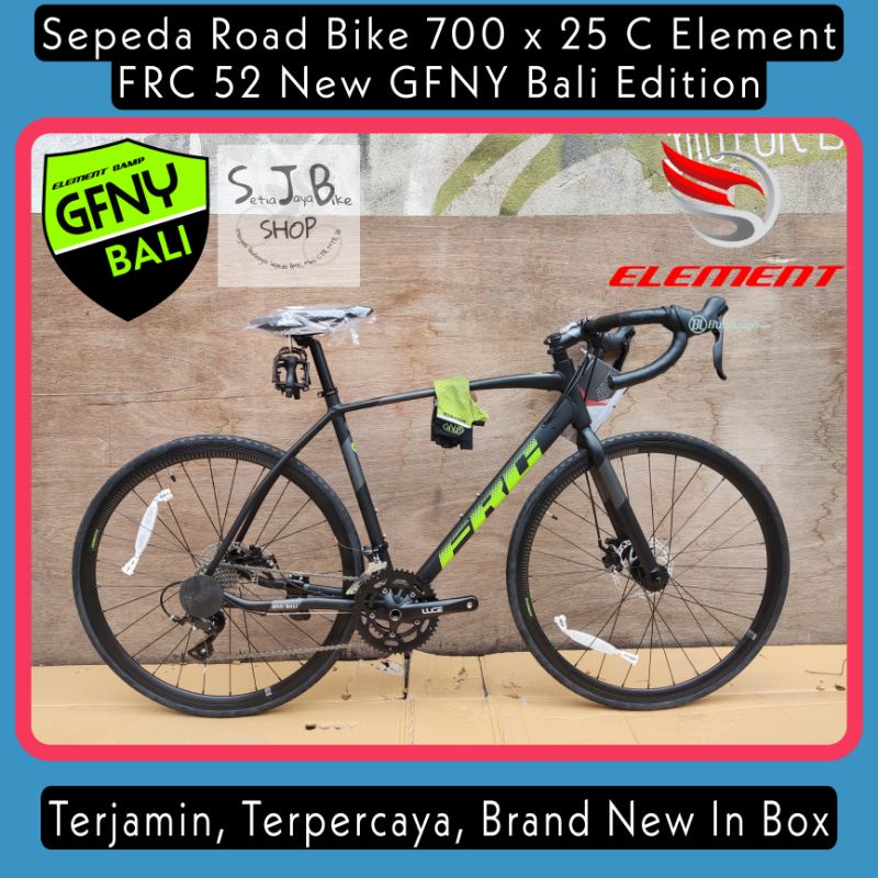 Jual Sepeda Balap Roadbike 700 x 25 C ELEMENT FRC 52 GFNY Bali New ...