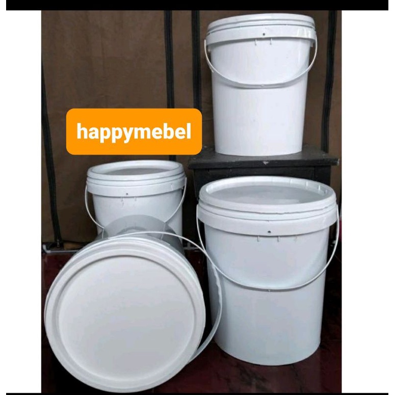 Jual ember bekas cat 25kg ember cat bekas 25kg pail plastik bekas cat ...