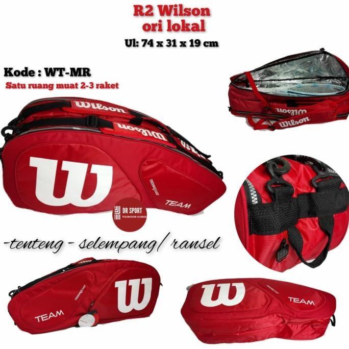 Jual Update Hutsal Tas Raket Tenis Wilson Ori Terjamin Paling Murah ...