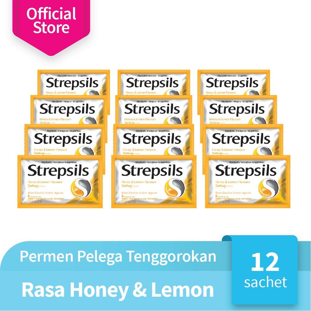 Jual NEW Strepsils Permen Pelega Tenggorokan Soothing-12 pack x 8 ...