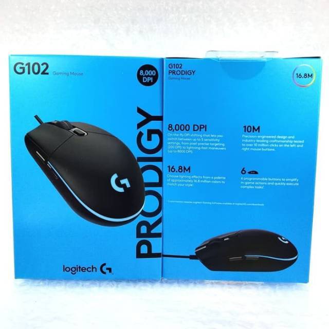 Jual Logitech G102 Prodigy Gaming Mouse RGB | Shopee Indonesia