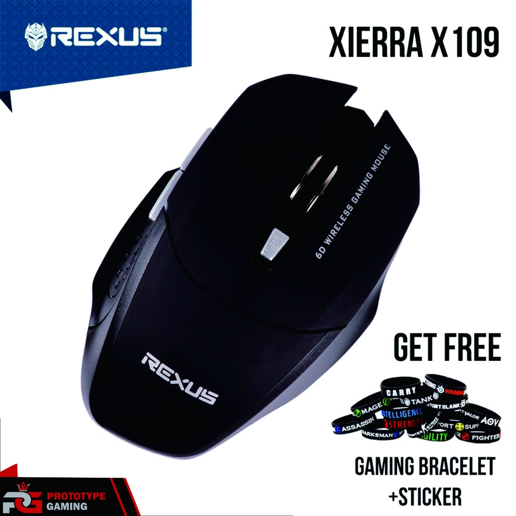 Jual Rexus Mouse - Xierra 109 Mouse Gaming | Shopee Indonesia