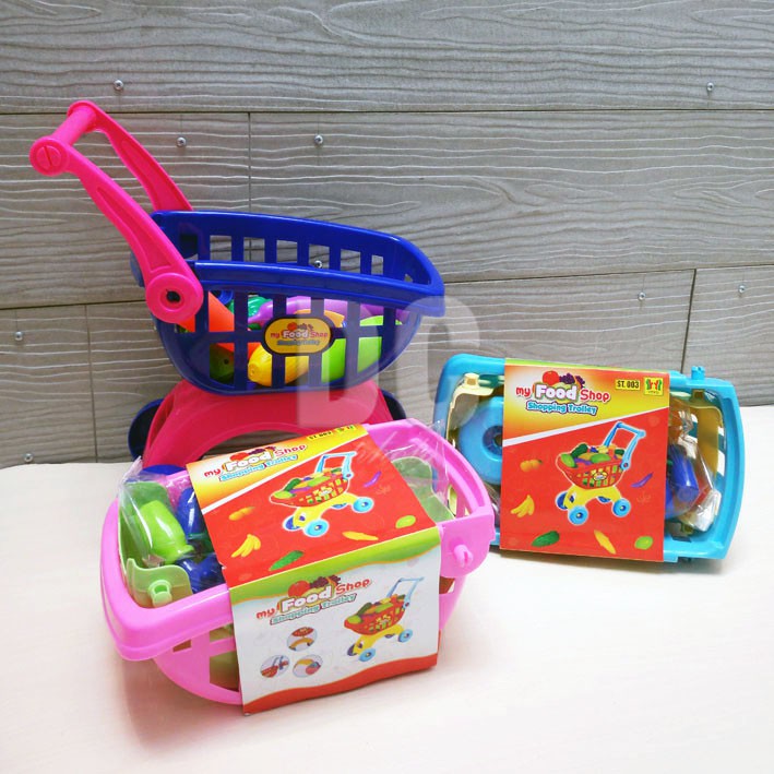 Jual TGA Shopping Trolley Mainan Keranjang Belanja Troli Trolly ...