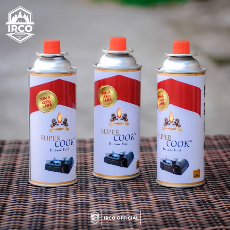 Jual (Khusus Gosend) IRCO Gas Portable Super Cook 230gram Untuk Kompor ...