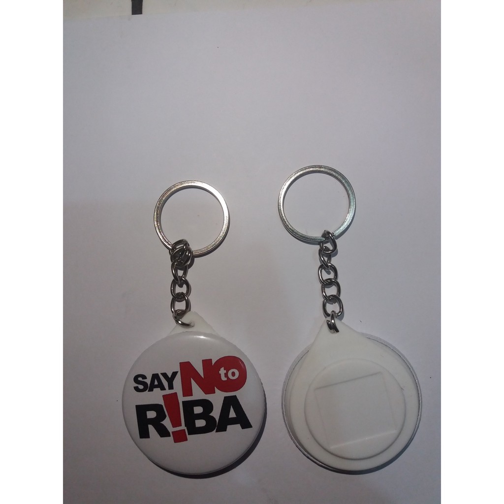 Jual Gantungan Kunci Say No Riba Keren Banget | Shopee Indonesia